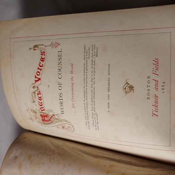Vintage Angel Voices Book | Accents | Vintage 864 Angel Voices Or Words ...